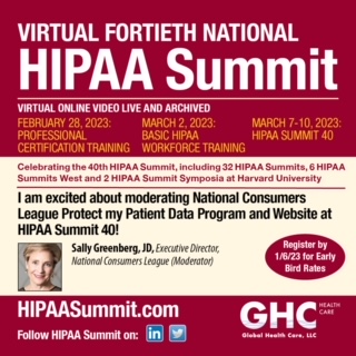 HIPAA Summit - National Consumers League